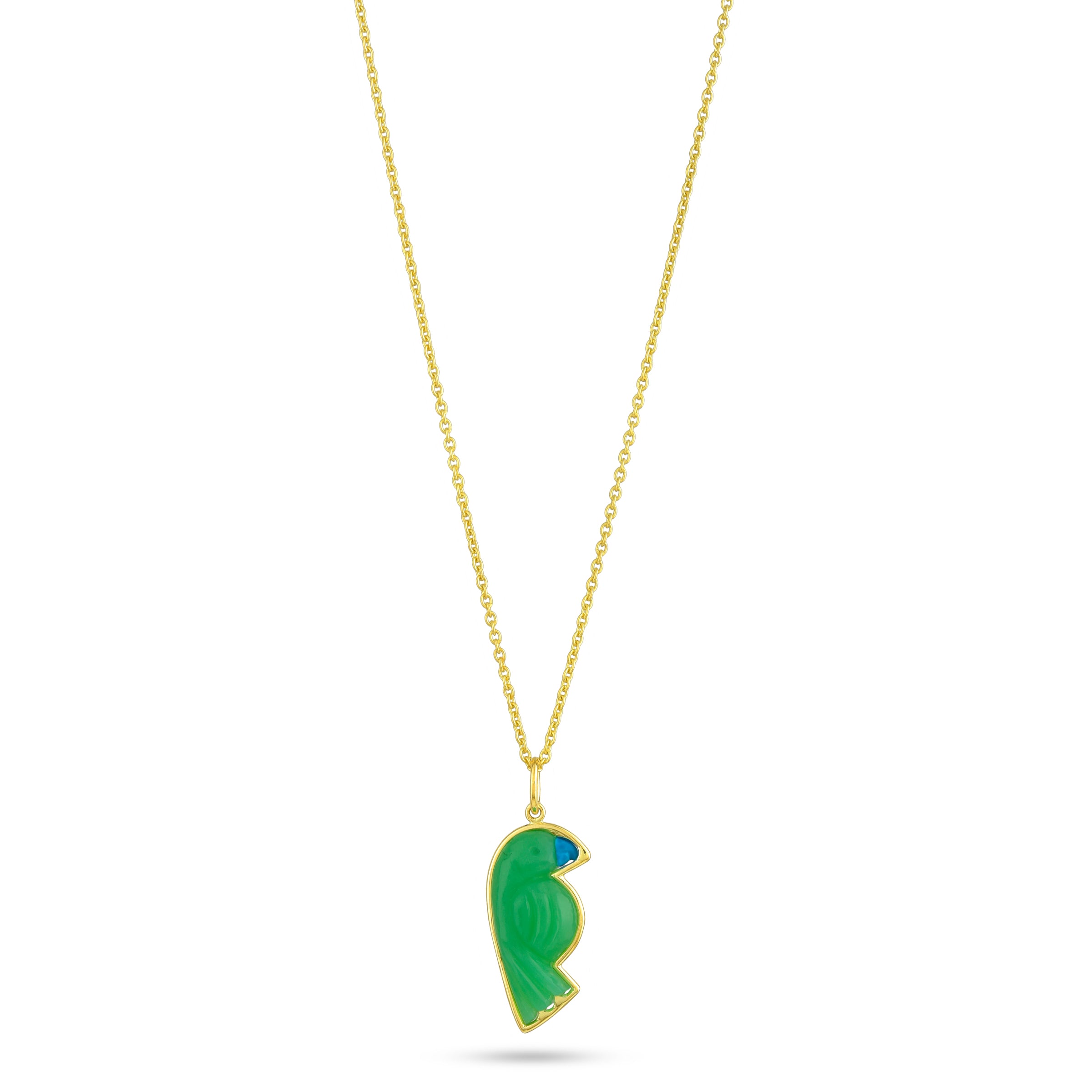 Parrot Gold Necklace – Diane Singh